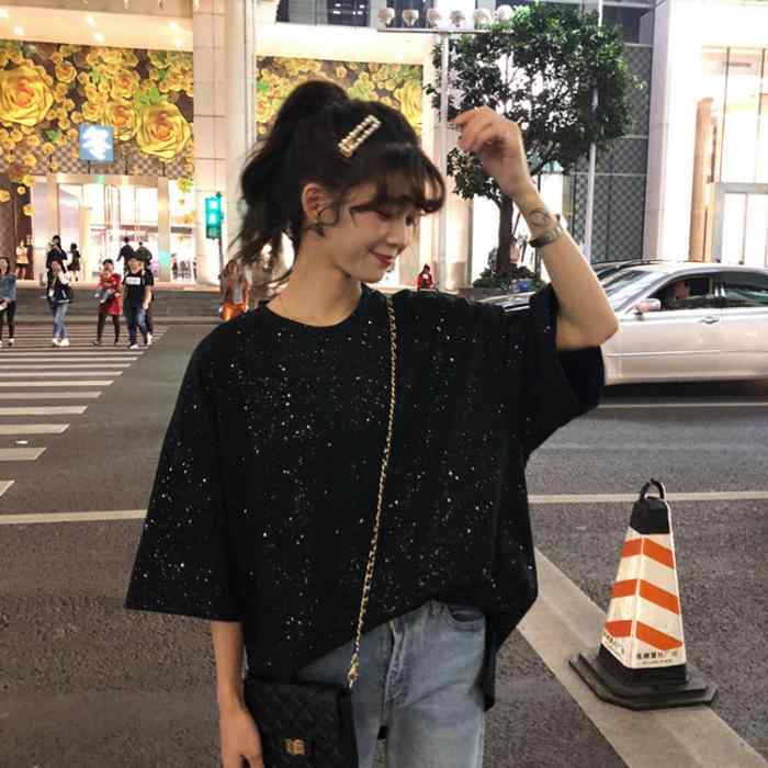 Tシャツ レディース 半袖 カットソー トップス 韓国風 学生 カジュアル スリム タイト インナー 無地 シンプル・カテゴリ: Tシャツ・スタイル: カジュアル、日本・韓国風・素材: ミルクファイバー・素材構成: ポリエステル・素材配合率...