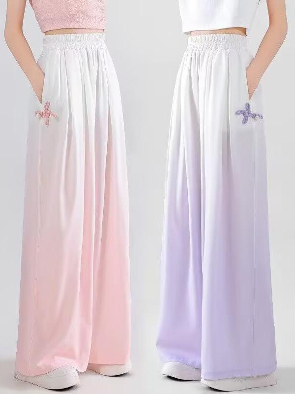 パンツ 女の子 キッズ 春夏 闊腿パンツ 防蚊パンツ 子供服 ワイドパンツ 国風 デザイン感 ゆるい 普段着 カジュアル 涼しい・スタイル: カジュアル ・素材: 綿, 兔毛80% ・パンツ丈: 長ズボン ・対象性別: 女性 ・対象年齢: ...