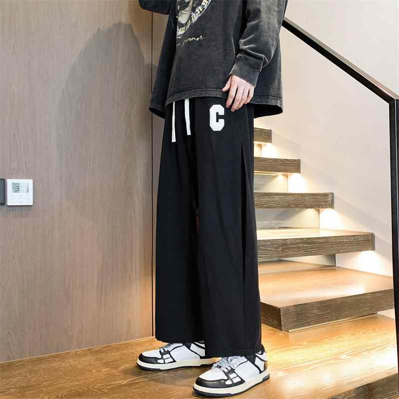 パンツ メンズ 春 カジュアル ワイドパンツ アメカジ ヴィンテージ風 ゆったり オーバーサイズ 港風 ドレープ感 スポーツ ボトムス ズボン・カテゴリ: 工装休闲裤・スタイル: 美式复古・パンツタイプ: 宽松型・パンツ丈: 长裤・ウエスト...