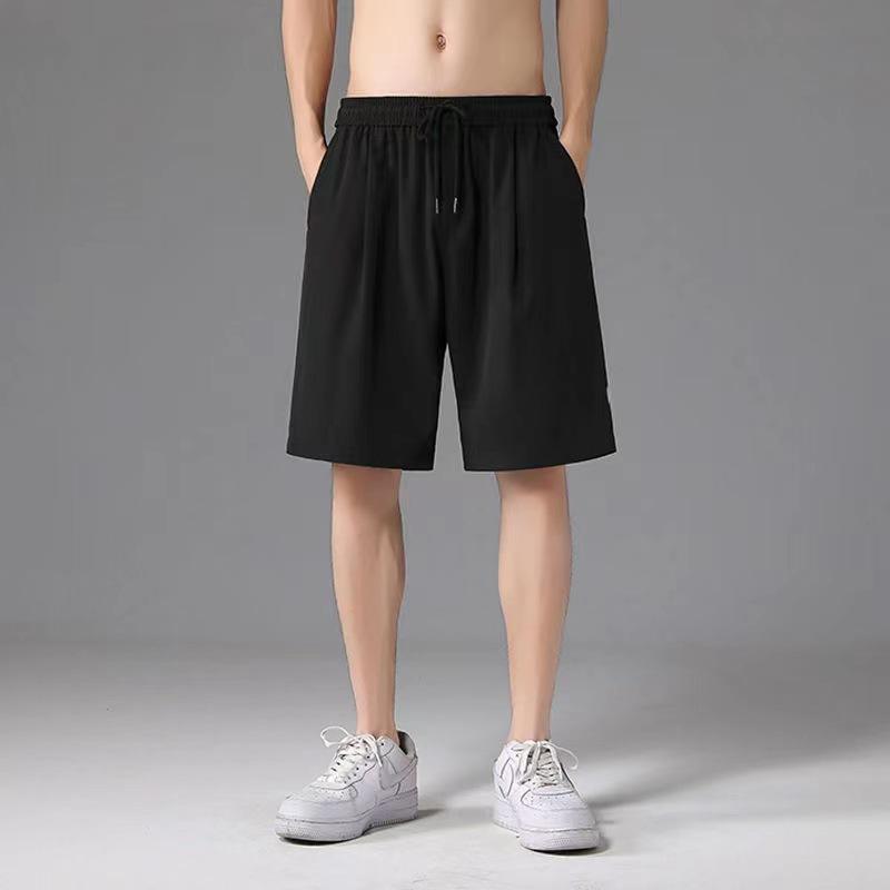 ハーフパンツ メンズ パンツ ボトムス 夏用 レーザーパンチング 通気性 カジュアル シンプル おしゃれ 着回し ゆったり 速乾性 接触 5分丈 快適・生地名: 化繊混紡・パンツ丈: 五分丈・主素材: アセテート繊維・カラー: ブラック・サ...