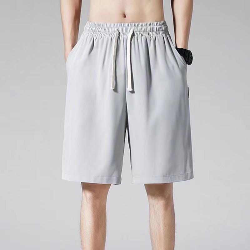 ハーフパンツ メンズ 夏物 薄手 スポーツ ゆったり 大きいサイズ 接触 5分丈 部屋着 普段使い 軽量 通気性 無地 ブラック系 シンプル 快適 カジュアル 膝丈・素材: 化繊混紡・パンツ丈: 五分丈・素材成分: アセテート・カラー: ア...
