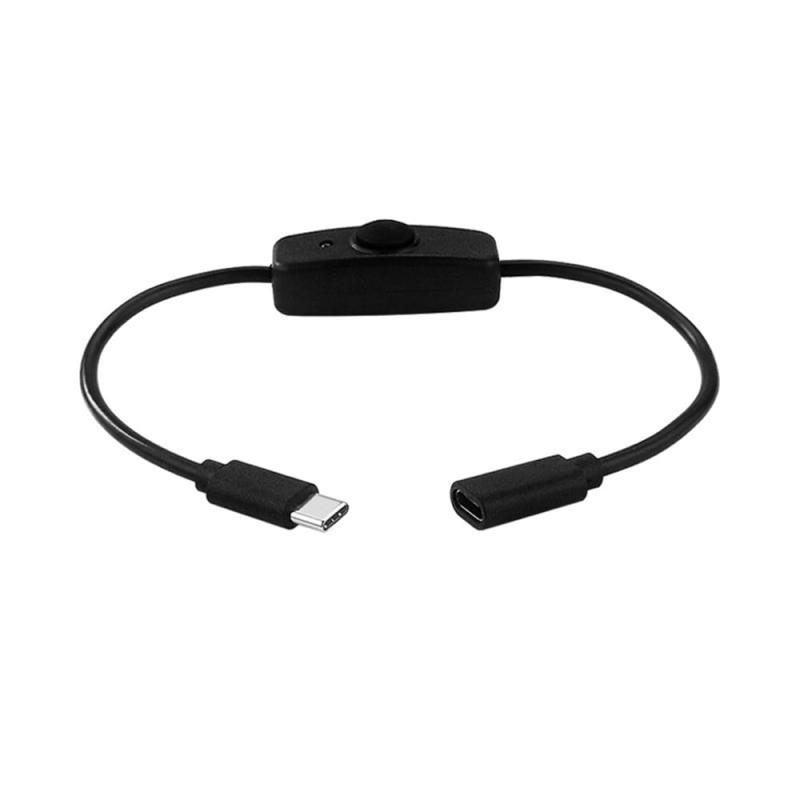 LOYELEY USBスイッチ ON/OFFランプ 28cm USBケーブル Type-C USB-C USB-PD100W対応 充電対応 USB2.0データ通信対応1.全長は28cmで、コネクタはUSB Type-Cです。2.スマートフォ...