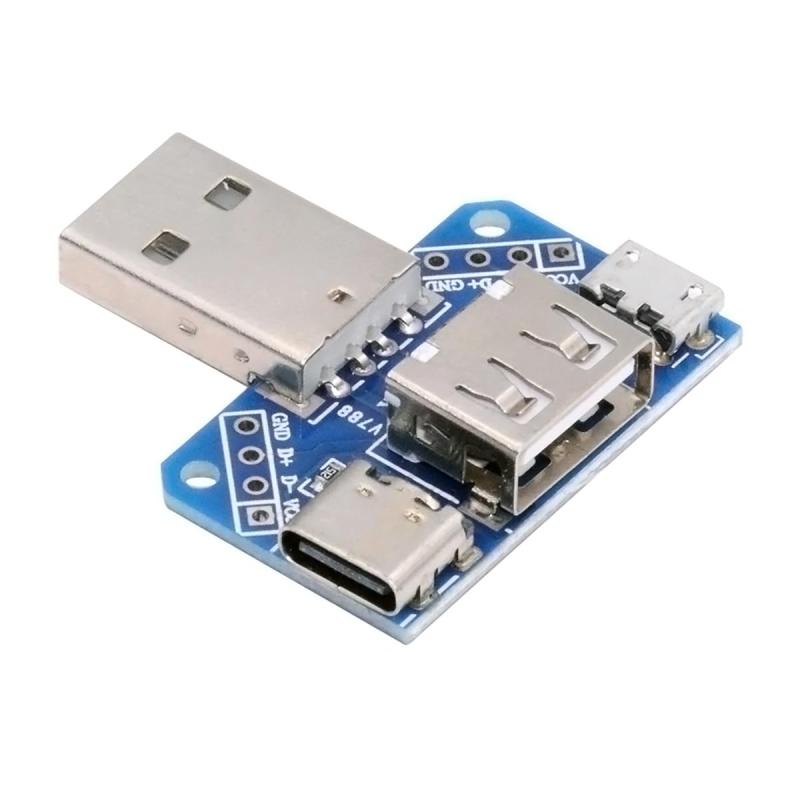 CY USB2.0 1-to-4 4ポート HUB PCBA PC 4デバイス Type-C キーボード マウス スキャナー プリンター用
