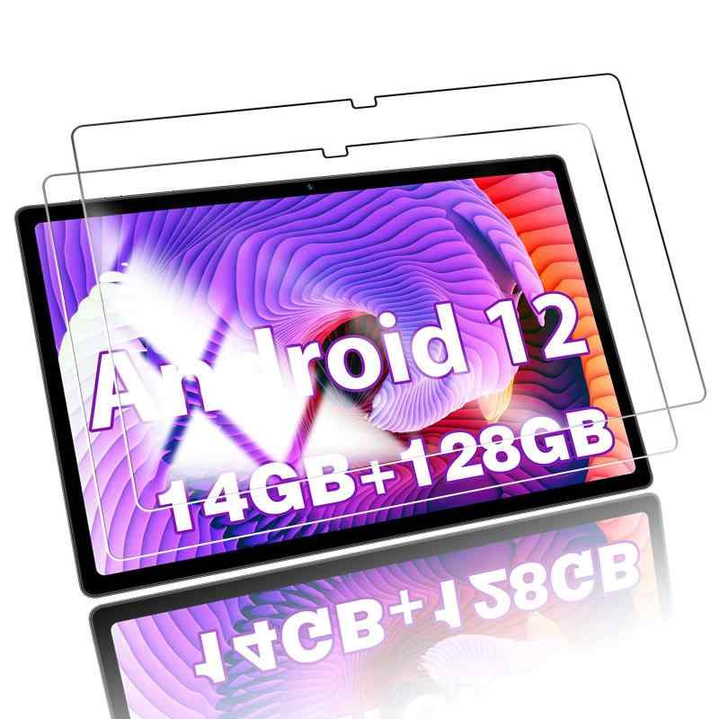 【二枚入り】FOR Blackview Tab15 10.5インチ 用 ガラスフィルム/日本旭硝子製/硬度 9H for Blackview Tab15 10.5インチ 用 強化ガラス フィルム 指紋防止/自動吸着/撥水撥油/飛散防止/気泡...