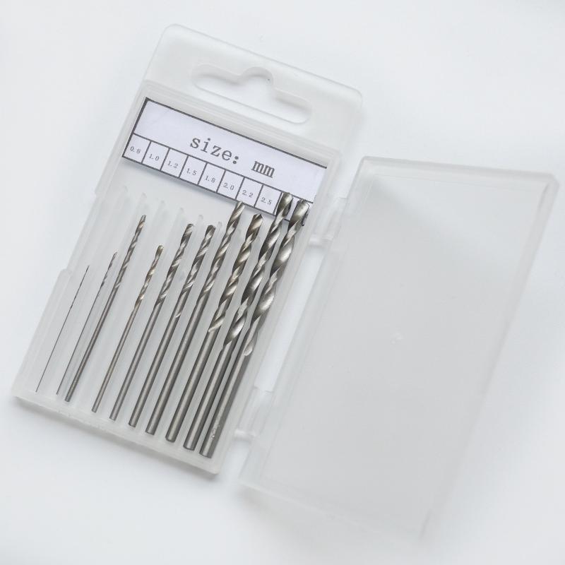 クラフトツール ピンバイス用 付け替えドリル 0.8mm～3.0mm 10種セット 収納ケース付き付け替えピンバイス用ドリルセット です。レジン(透明樹脂)で作った作品に穴をあけたり、基盤製作やプラモデル、ビーズ細工などのクラフト作業などで...