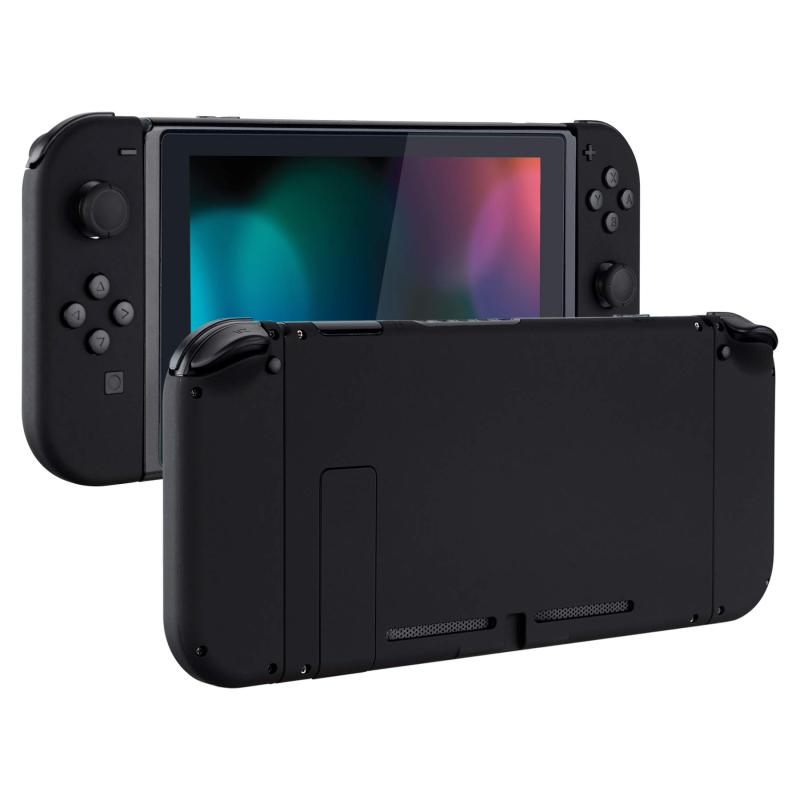 eXtremeRate Switchコンソールに対応用バックプレート、ピュアカラーのSwitchに対応用カスタムDIY交換ケースシェル、NSに対応用ジョイコンホルダーハンドルコントローラーハウジング、フルボタ