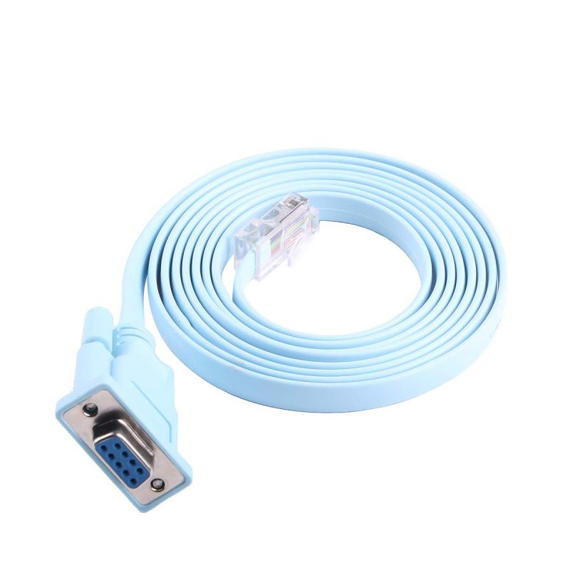 Ciscoルーター、スイッチ、ファイアウォール機器用ネットワーク機器コンソールケーブル、X-RJ45 RS232コンソールケーブル
