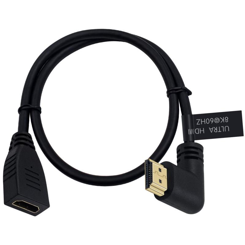 Poyiccot 8k HDMI 延長ケーブル， 上下左右