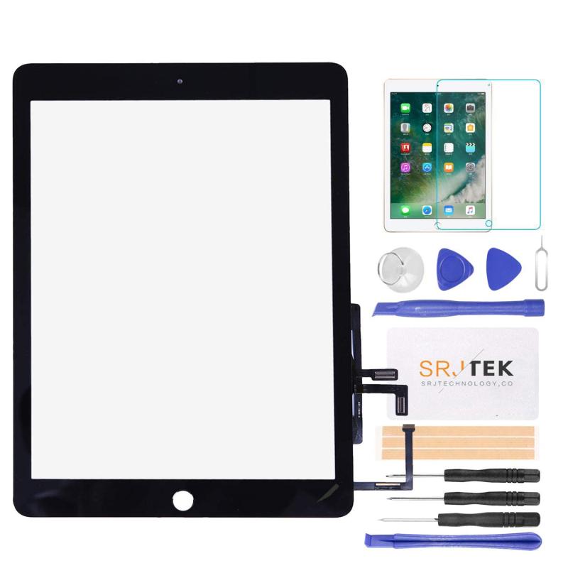 SRJTEK For ipad 9.7 2017 A1822 A1823 タッチパネル/手書きパネル/タッチスクリーン/デジタイザ/タッチパネルFor IPad 5 9.7インチ2017 A1822 A1823用の交換用タッチスクリーン。落...