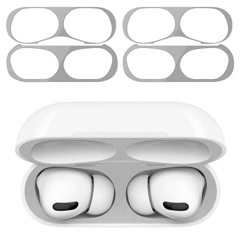【2枚セット】For AirPods Pro3 ダストガード【NIUQCTIAN】 AirPods Pro 第3世代 対応 金属製 ガードカバー ダストガードシール 保護シール 極薄 メタリックプレート ホコリガード 吸着 侵入防止 防塵 ...