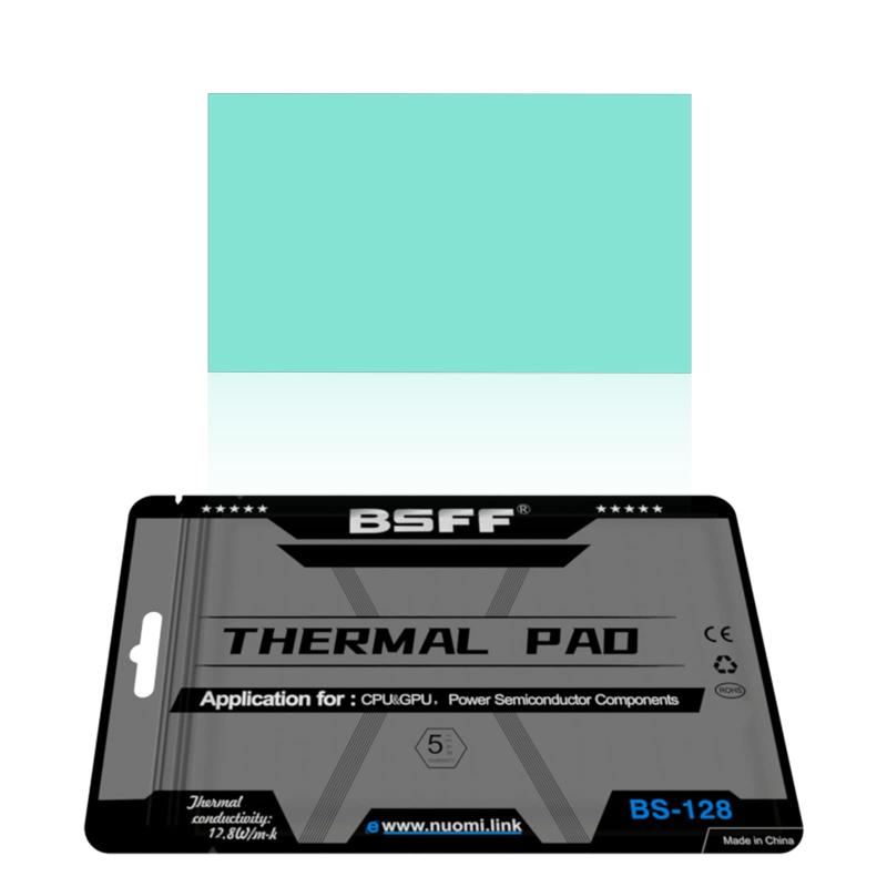 BSFF THERMAL PAD改善されたパッケージ: カートンパッケージの最新の最適化されたデザインは、熱伝導パッドをより良く保ち、壊れにくく、使用体験を向上させます。 保存するのにもとても良い方法です。優れた性能:温度:-50~200度...