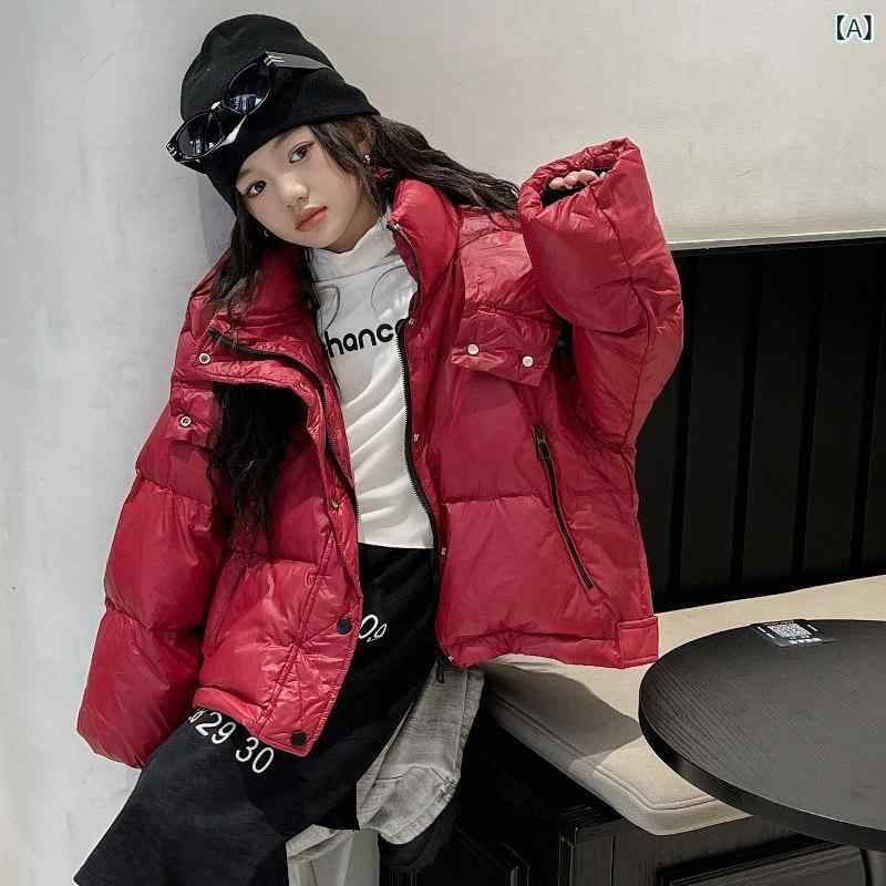 ・カテゴリ: キッズ羽绒服・対象性別: 子供・対象年齢: 中大童（8歳以上、140cm以上）・中綿: 白ダックダウン・スタイル: シンプル・柄: 無地・ダウン含有量: 86%~90%・生地加工: コーティング、柔軟処理・フード: フード付き...