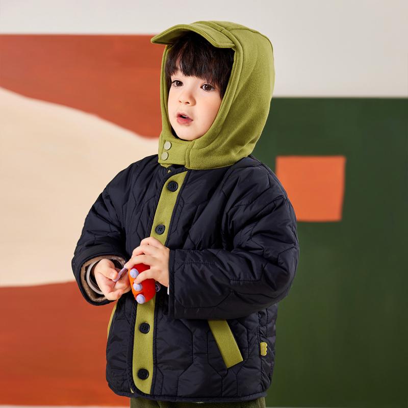 ・カテゴリ: 子供用中綿ジャケット・性別: 男女兼用・スタイル: 韓国風・対象年齢: 乳幼児（1～3歳、身長80～100cm）・中綿素材: ポリエステル100%・生地の厚さ: 極厚・表地素材: ナイロン100%・裏地素材: ポリエステル10...
