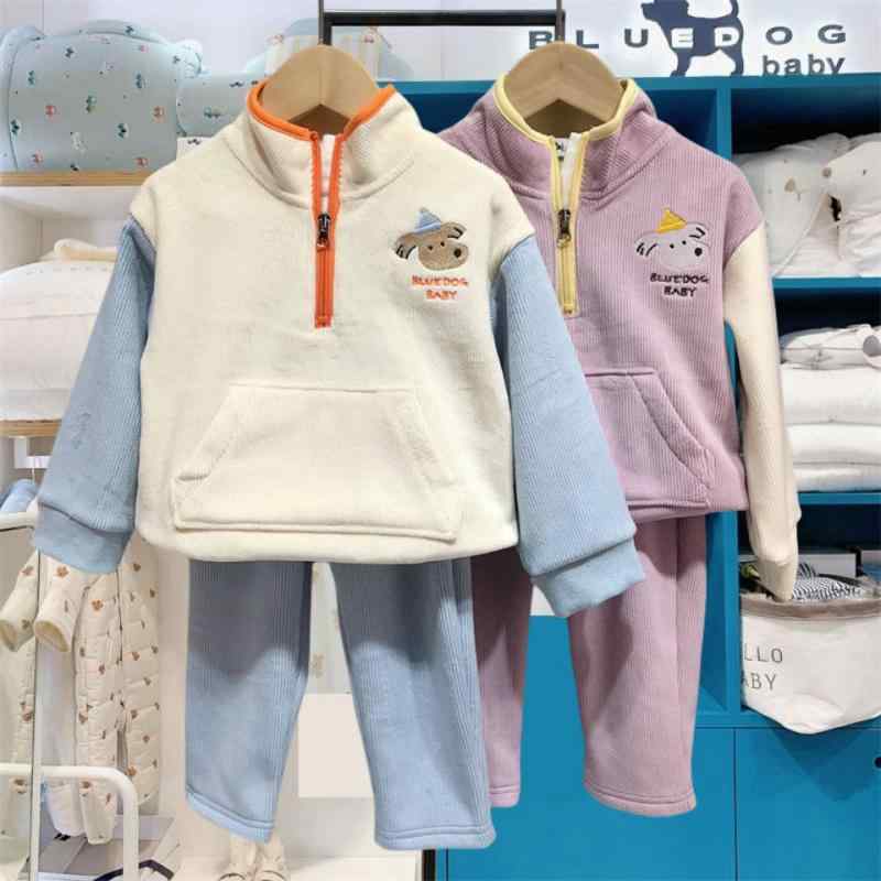 ・カテゴリ: 子供用セットアップ・対象性別: 男女兼用・スタイル: 韓国風・セット内容: トップス、パンツの2点セット・対象年齢: 中小童（3〜8歳、100〜140cm）・袖丈: 長袖・パンツ丈: ロングパンツ・生地加工: 柔軟処理・厚み:...