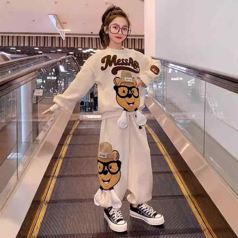 ・カテゴリ: 子供用セットアップ・対象性別: 女性・スタイル: 韓国風・セット内容: パンツセット、2点セット・袖丈: 長袖・パンツ丈: 長ズボン・厚さ: 普通・柄: キャラクター・主な素材: コットン混紡（コットンの含有量55%）・安全基...