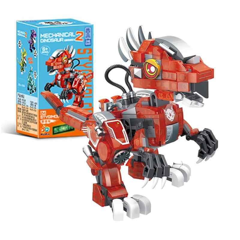 恐竜 ブロック かっこいいメカ恐竜シリーズ 第2弾 高さ約15cm ダイナソー きょうりゅう ジュラシック 組み立てブロック アクションフィギュア おもちゃ 男の子 小学生 プレゼント【恐竜 おもちゃ】人気のかっこいいメカ恐竜シリーズ第2弾...