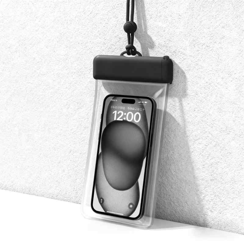 Wtrgas スマホ 防水ケース IPX8 携帯電話 防水バッグ スマートフォン ぼうすい ケース 防水ポーチ 透明 最大7.2" 1枚IPX8 透明 最大7.2"