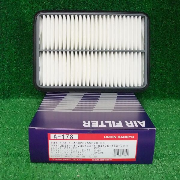 品番 A-178 商品名 エアーエレメント 材質_仕上 ●本体サイズ【高さ】(mm)：52 ●内径：角型 ●外径：144×244 純正番号 JE48-13-Z40,V9112-0014,17801-08010,17801-35020,178...