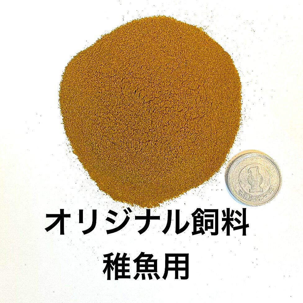 ●高級めだか飼料●オリジナル★稚魚用★ 育成用 ★顆粒飼料★【150g】他急便コンパクトで発送致します。真空パックではありません。当店ではすべてこの稚魚用餌にて育てております、当店自慢のオリジナル稚魚用餌になります。生菌剤を豊富に配合。生菌...