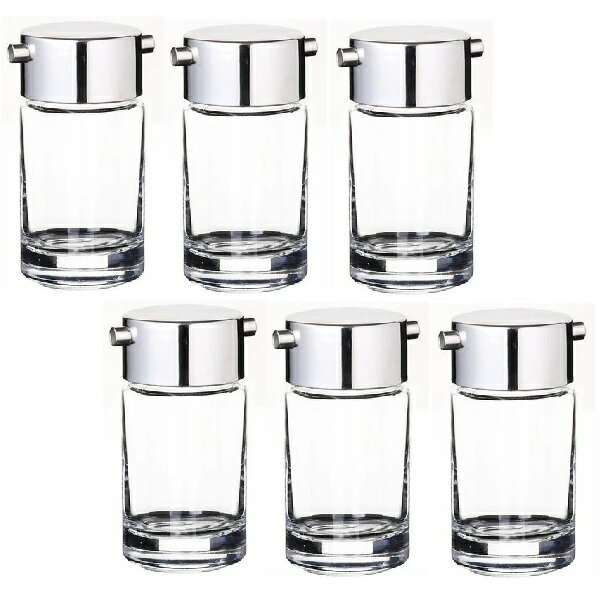 商品詳細： サイズ(mm)：直径51mm×高さ105mm 満水量：100ml 材質：本体:ガラス　フタ:ステンレススチール18ー8　パッキン:シリコン 原産国：日本 お店からご自宅まで、季節を問わず、様々なシーンでご利用いただける商品です。　