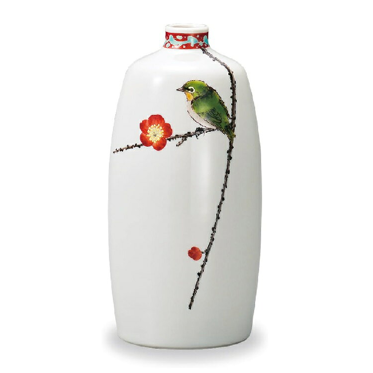 サイズ：径9.5×高さ19cm 素材：磁器 生産地：日本 九谷焼の花瓶は、花瓶自体が華やか物も多く、シンプルな花を一輪挿すだけでも十分に映えます。 和室だけでなく洋室やモダンなインテリアにも調和し、部屋を華やかに演出してくれます。 観賞用、...