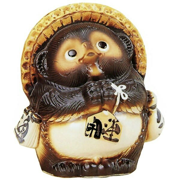 サイズ：全高27cm×幅25cm×奥行18.5cm 材質：陶器 生産地：日本 信楽焼のタヌキ 狸は、福を呼ぶ縁起物と言われています。 信楽焼きタヌキは「金運」、「開運」、「勝負運」、「魔除け」、 「商売繁盛」など沢山のご利益があると言われて...