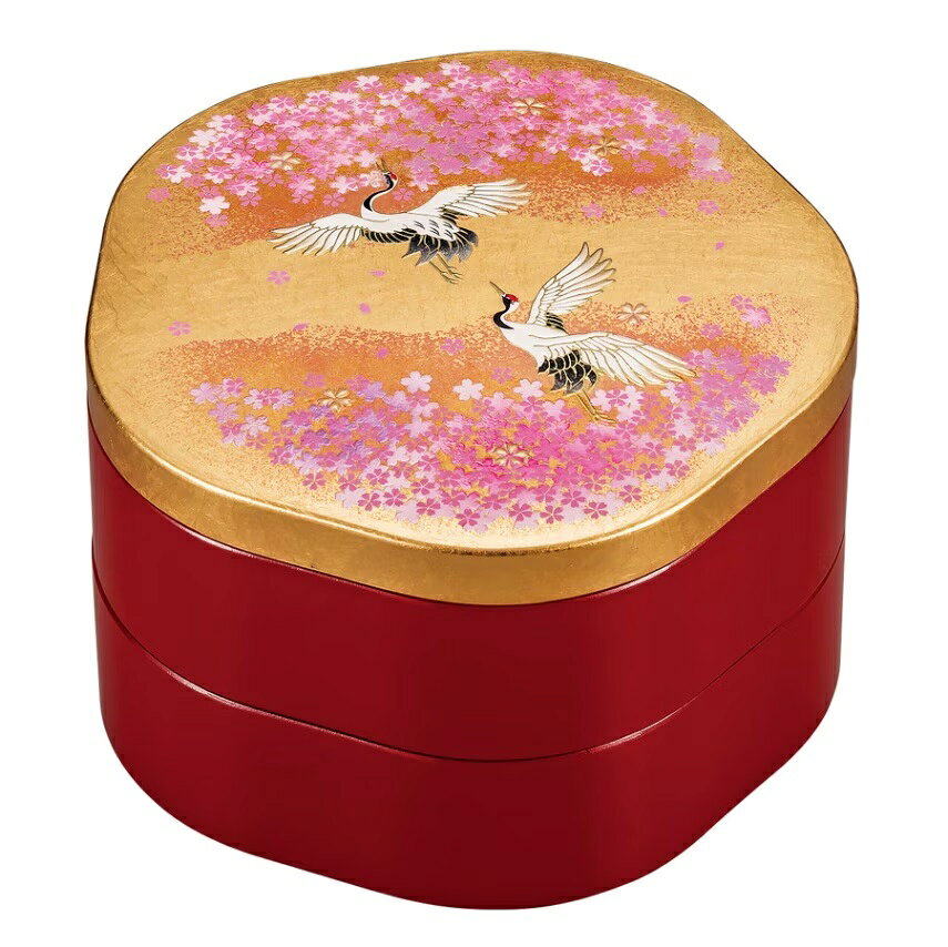 サイズ:150×150×100mm 材質:フェノール樹脂 塗装:ウレタン塗装 原産国:日本 日本のシンボル"鶴"をテーマに、最高の蒔絵技術、繊細なデザイン力で仕上げました。（Produce By みやび工房） 鶴は昔から長寿や繁栄のシンボル...