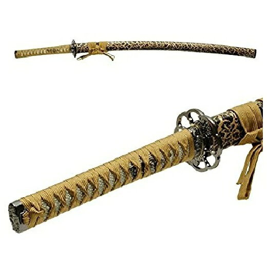 全長:105cm/刃渡:73cm/柄長:25.5cm/総重量:1160g/鞘払い:920g 色合い・表示寸法に関しましては多少の誤差がございます。 模造刀になります。コレクション・インテリアに！ ■通常2〜5営業日で発送致しますが材料その他...