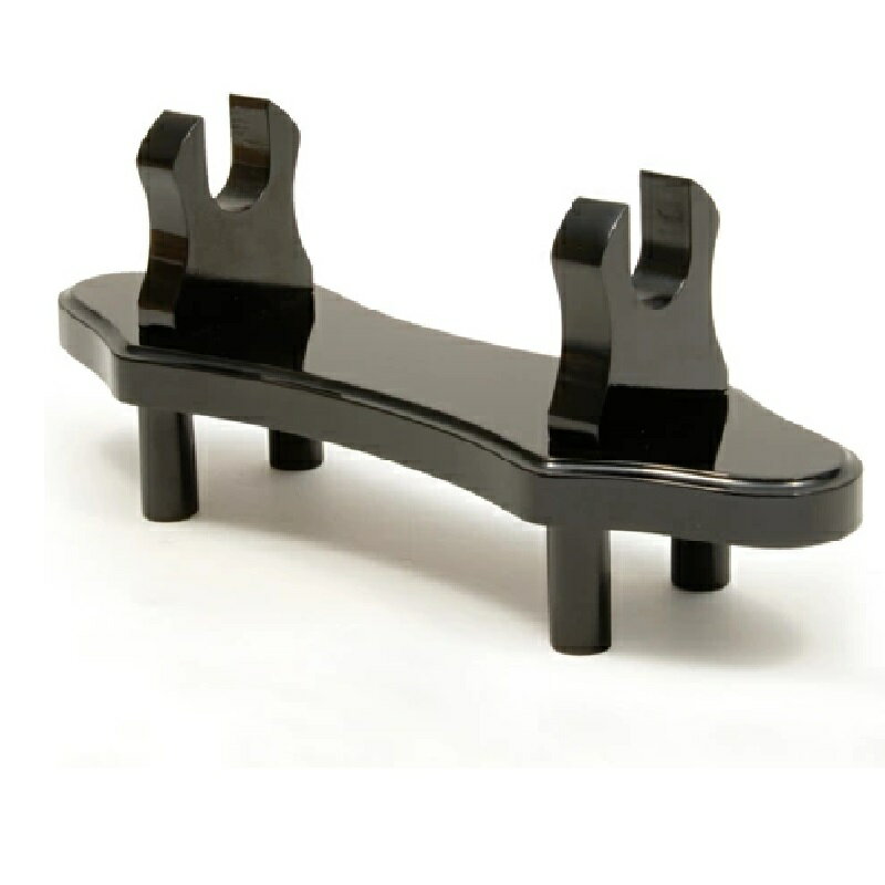 シンプルで実用的：刀を引き立てるシンプルな構造 和の空間に調和：伝統的なインテリアとしても最適 サイズ：高さ：125mm、全幅：303mm、奥行：90mm 材質：木製 仕様：お客様組立式 生産国：輸入品 短刀のディスプレイに 和室や書斎の装...