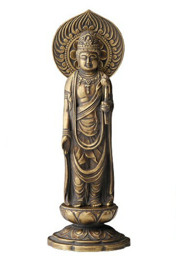 ■聖観音菩薩 16cm　 ■アバラキティシュバラと呼ばれ和訳して「観自在」といわれます。一切衆生を観察して自在によくこれを救い又は一切諸法を観察することと無碍自在であると申します。すなわちこの世に苦悩する衆生を色々なお姿になり色々の場所に即...