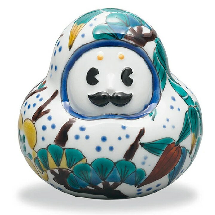 サイズ：前幅8.5×奥行7.5×高さ8.5cm 素材：磁器 生産地：日本 ひゃくまんさんは、石川県の観光PRマスコットキャラクター。 キャラクターの風貌は、ちょびヒゲを生やした短い手足のあるダルマ人形風。 ひゃくまんさんが九谷焼置物になりま...