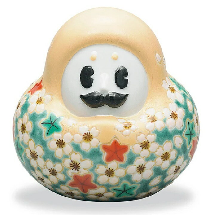 サイズ：前幅8.5×奥行7.5×高さ8.5cm 素材：磁器 生産地：日本 ひゃくまんさんは、石川県の観光PRマスコットキャラクター。 キャラクターの風貌は、ちょびヒゲを生やした短い手足のあるダルマ人形風。 ひゃくまんさんが九谷焼置物になりま...