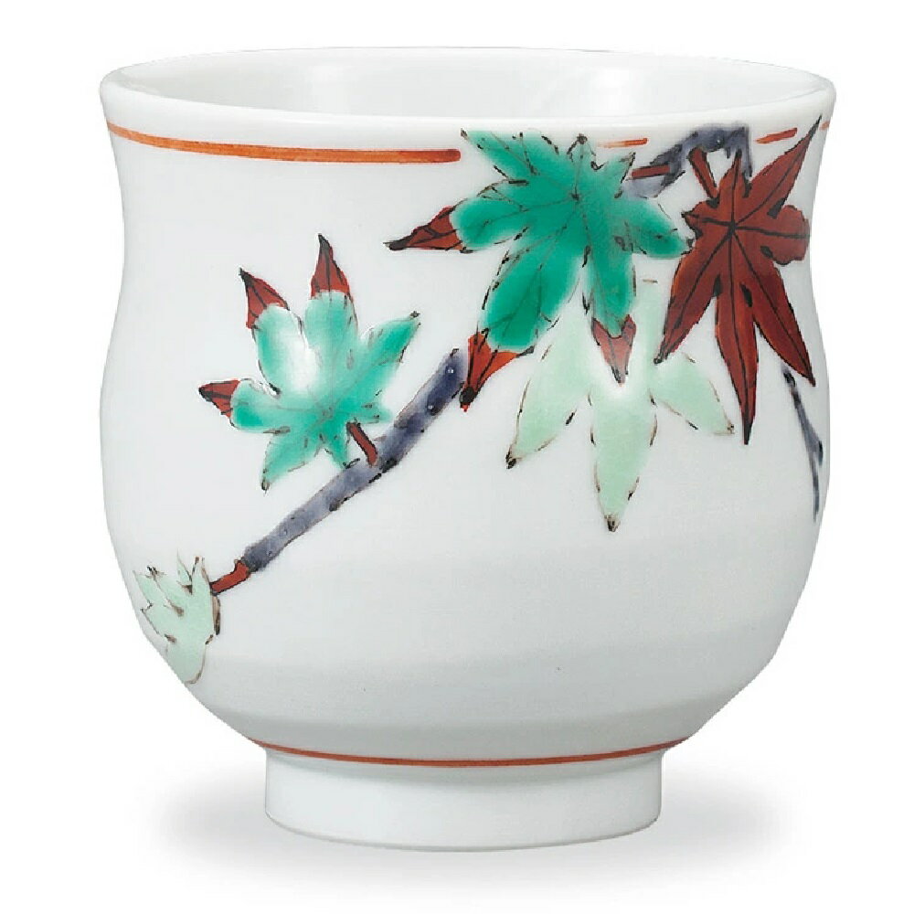 サイズ：口径9×高さ7.7cm 素材：磁器 生産地：日本 九谷焼の湯呑です。その美しい色絵と伝統的な技術による高い品質で、日常使いから特別な場面まで幅広く活躍します。 結婚祝いや結婚記念日、陶器婚式や磁器婚式、銀婚式や金婚式など、贈り物とし...