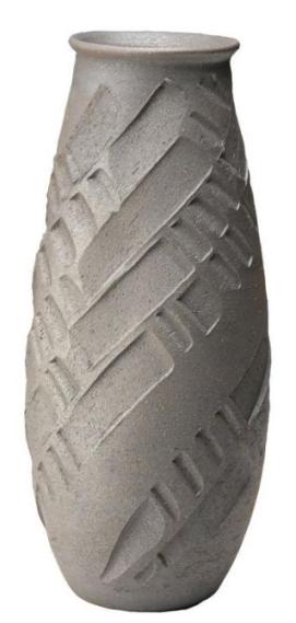 ■サイズ：17.5×15.5×39cm ■信楽の花器は、素朴な花でも華麗な花でも、優雅な空間を演出できる噐です。 ■日本六古窯の一つに数えられる信楽焼。和にも洋にも溶け込む親しみやすいデザインです。 ■※手作り品のため、色、形、大きさが微妙...