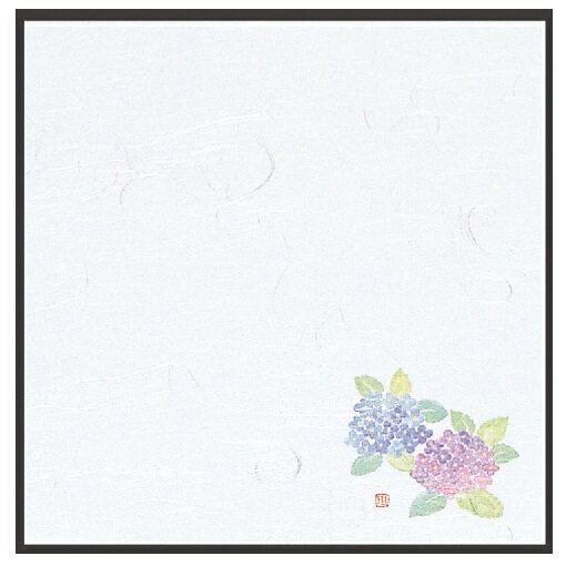 サイズ・約12x12cm ■生産地：日本 ■素材：無蛍光雲竜和紙 正角4寸の雲竜和紙に、季節の花・果実などをワンポイントで表現。 他の敷紙以上に柄を用意していますので季節の風情を細やかに演出できます。　