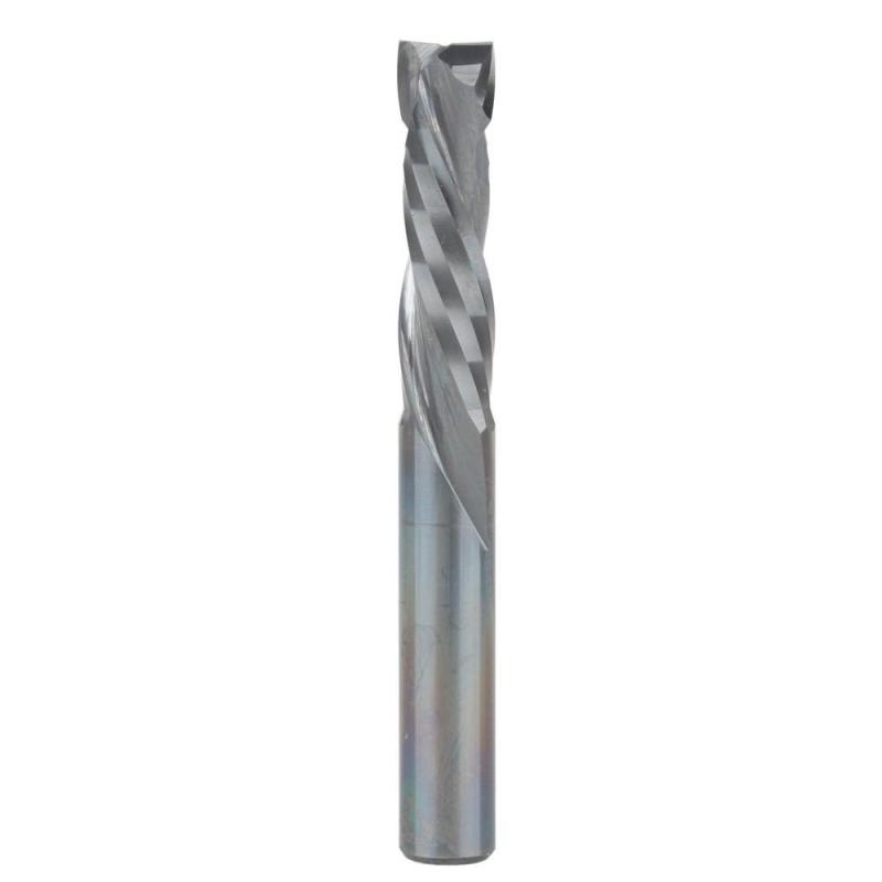 6x22MM アップ＆ダウン カット- 2 スパイラルフルート 硬質合金製 C ミル ツール 木材加工 ルータービット
