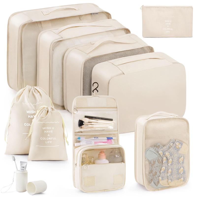トラベルポーチ 10点セット 旅行用ポーチ 旅行便利グッズ スーツケース 衣類仕分け収納