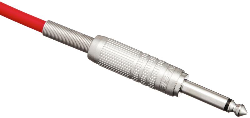 CARE PROFEIOL CABLE 1m アカ G01高密度編組シールド GS-6を使用ハンドリングノイズの防止のため、編組ケーブルの内側には電導ビニールを装填。楽器用シールドケーブルのスタンダード1m/赤
