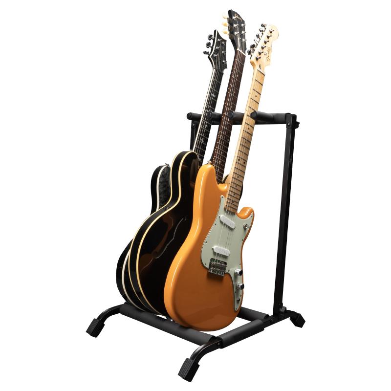 GATOR Frameworks ゲーターフレームワークス スタンド ROK-IT RI-GTR-RACK エレキやアコースティックをセット可能。楽器を傷つけないパッド付きの構造 。(ラッカー仕上げ等の楽器を長時間使用された場合、塗装面が変...
