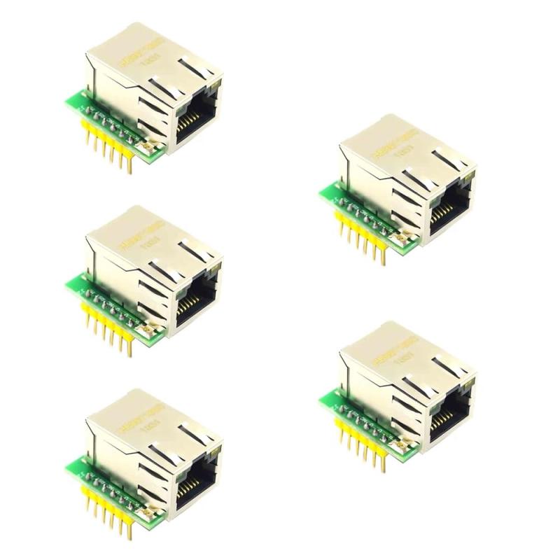 5pcs W5500 SPI Module board STM32 Interface 3.3V 5V for DIY5pcs W5500 SPI Module board STM32 Interface 3.3V 5V for DIY