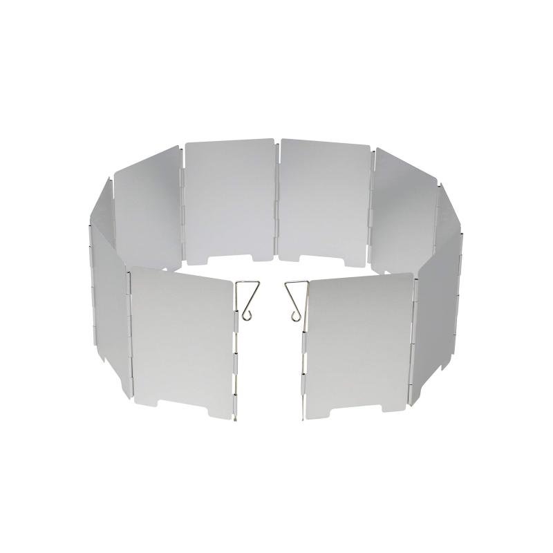 サンドリー(SDRY) ウインドスクリーン 防風 風除け板 アルミ製 軽量 折りたたみ式 10枚パネル