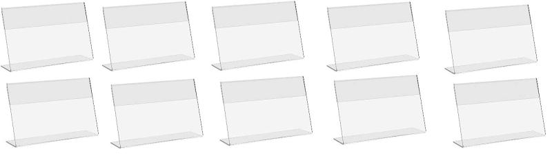 アクリル 値札 カードスタンド カード立て pop スタンド プライスカード立て プライススタンド プライスカードスタンド カード立て L型 透明 アクリル製 値札 値札立て 値札スタン