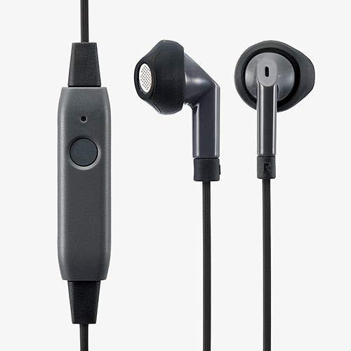エレコム イヤホン bluetooth マイク 付き ネックバンド 耳にフィットするシリコンカバー付き インナーイヤー 型 通話 音楽再生操作可能 簡単ペアリング USB充電 ブラック1ボタンのみのシンプル設計。 密閉しない装着感のセミオー...