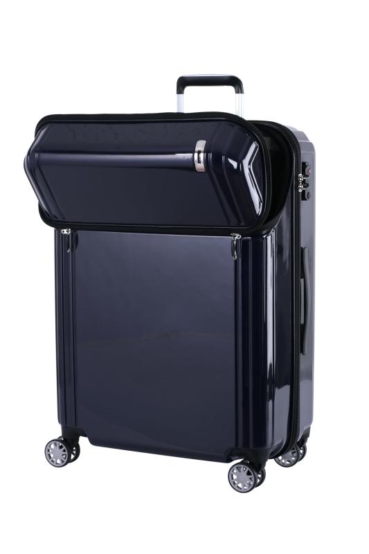 [トラベリスト] スーツケース オープン L 83L 71cm 4.8kgスーツケースの種類:ハードケース(ファスナー)本体サイズ::71cm/W:53cm/D:28.5cm容量: 83L重量:4.8kilograms機内持ち込み: 不可