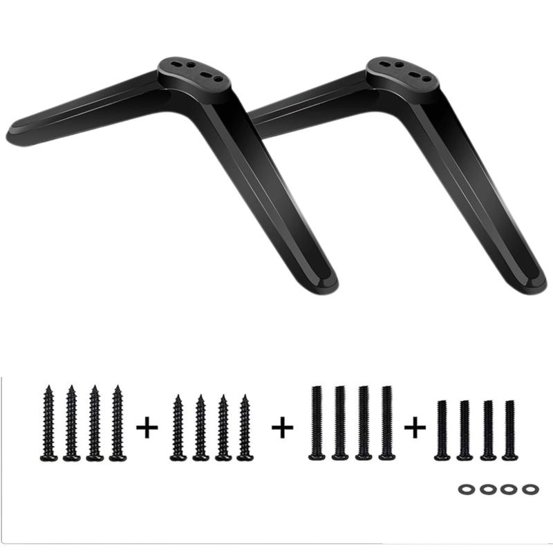 TVスタンド脚 Rokuスマートテレビ用 テレビ脚 TV脚 TV交換用脚 テレビベーススタンド TCL テレビ台頑丈で耐久性抜群 高品質ABS素材で作られたテレビベーススタンドは、32～55インチのテレビをしっかりサポート。大画面でも安定感...