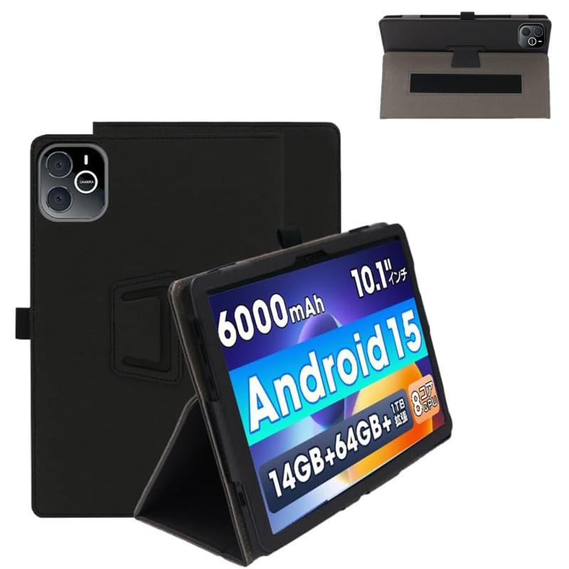 For Wpawa ‎10/10-A/TechZen 20 ケース Vaele 10インチ タブレット ケース 360°全面保護 二つ折りスタンド多視角調整 ペンホルダー付き 上質PUレザー キズ防止 軽量 全面保護Wpawa ‎10/10...