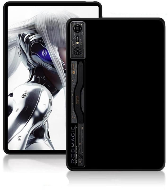 For REDMC Nova ゲーミング タブレット ケース カバーREDMC Nova Tablet ケース カバー TPU素材 軽量 薄型 充電対応 擦り傷防止 指紋防止 全面保護 (ブラック)対応機種REDMC Nova ゲーミング ...