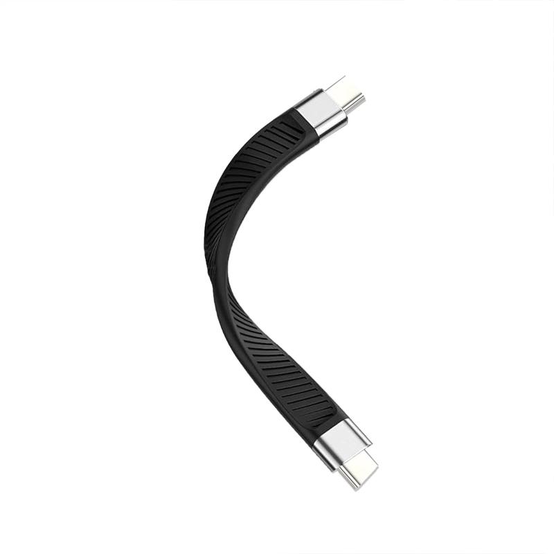 Tuti 短い USB-C変換ケーブル TypeC OTGアダプター USB4.0 240W PD急速充電 40Gbps高速データ転送 TPE製 フラッシュメモリー/カードリーダ/イヤホンなどOTG機能対応 8K/60z映像出力 フラットケ...