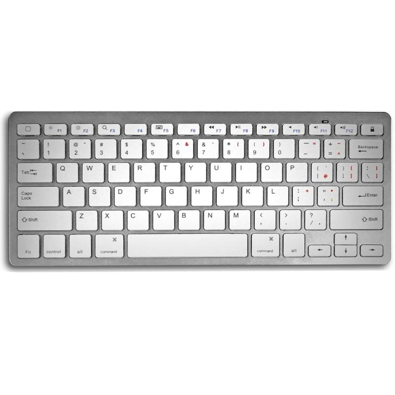 IDISC 薄型ワイヤレス英語キーボート Bluetooth3.0 Windows/Android/iOS対応 D-K263BSVBluetooth 3.0（COM ICチップ使用）カラー：シルバー日本語78キー ( Ipad専用の13キ－...