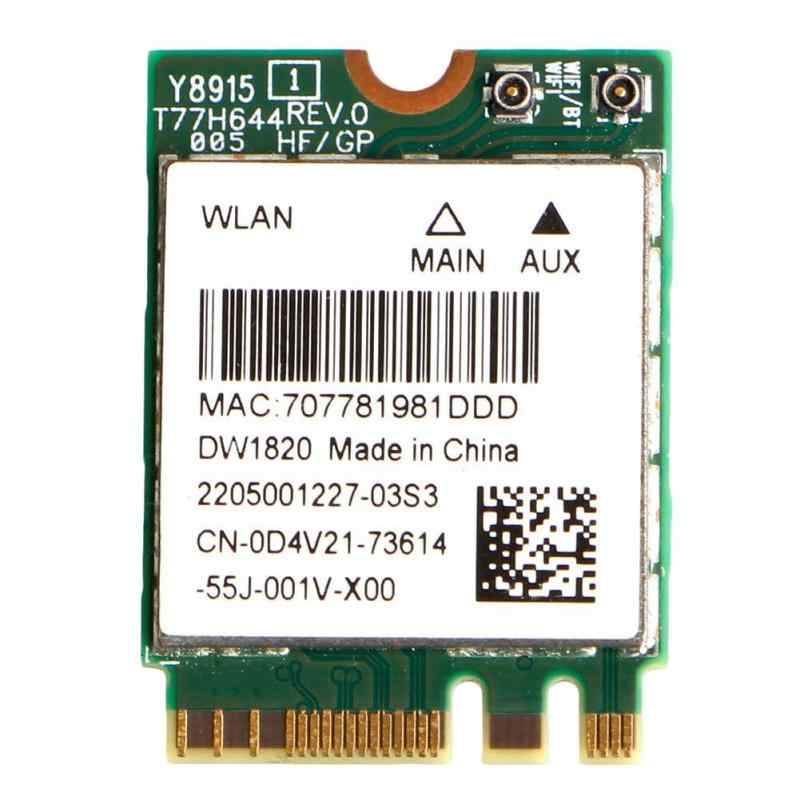 Laptopdiyparts Qualcomm Atheros QCNFA344A Wireless 1820 (DW1820) 802.11ac WiFi + Bluetooth 内蔵ワイヤレスLAN alf-Mini 無線LANカード ...